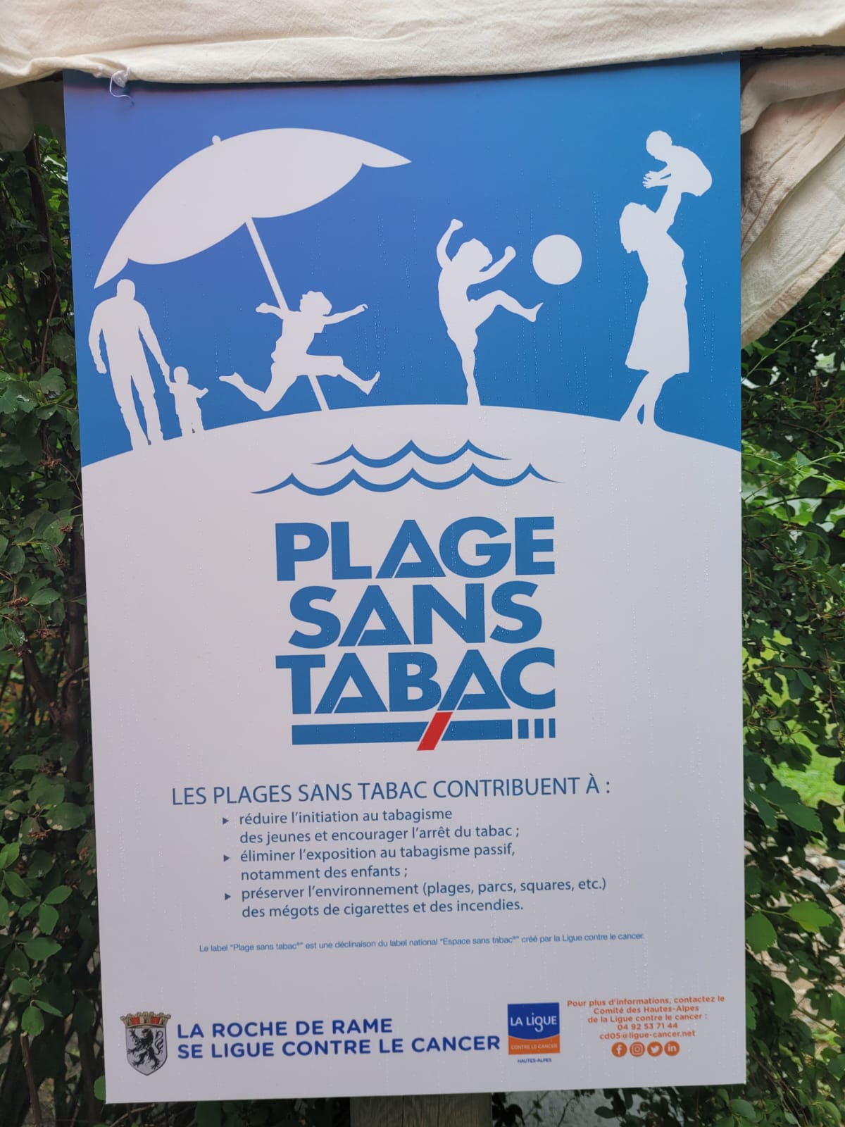 Inauguration de la 1ère Plage Sans Tabac des Hautes-Alpes | Ligue ...