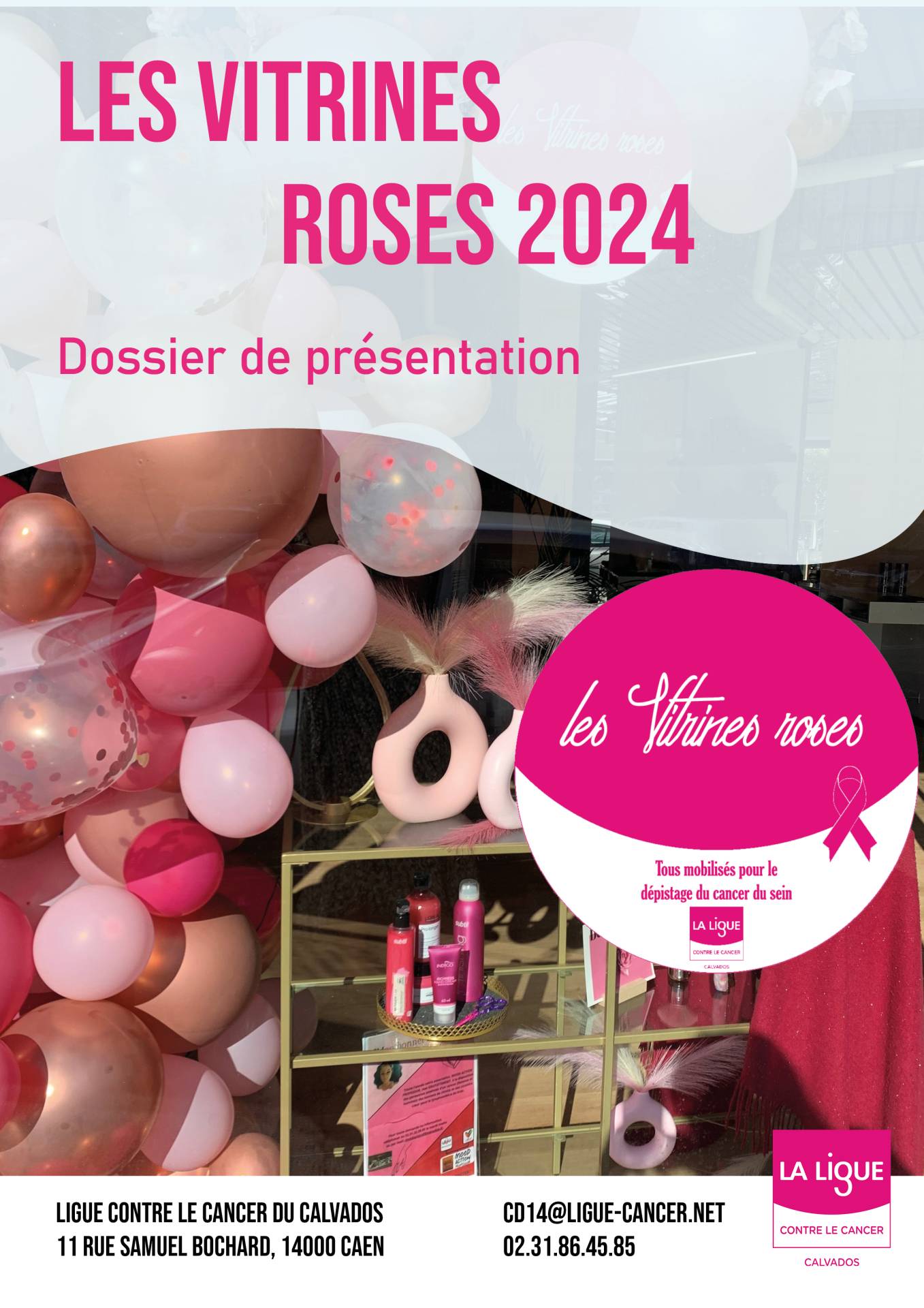 Vitrine Rose 2024 - Inscription | Ligue contre le cancer