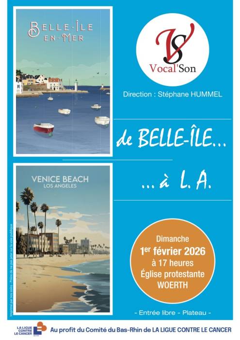 Concert solidaire par Vocal'Son | Ligue contre le cancer